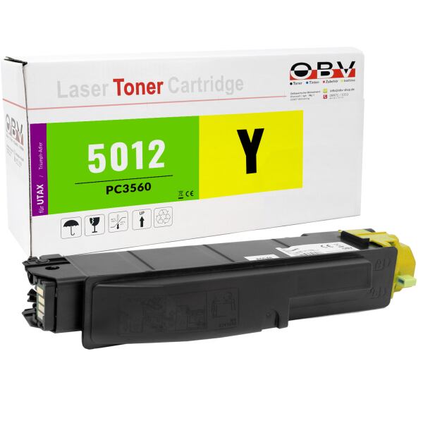 Kompatibel OBV Toner für Utax PK-5012Y 1T02NSAUT0 Triumph-Adler 1T02N